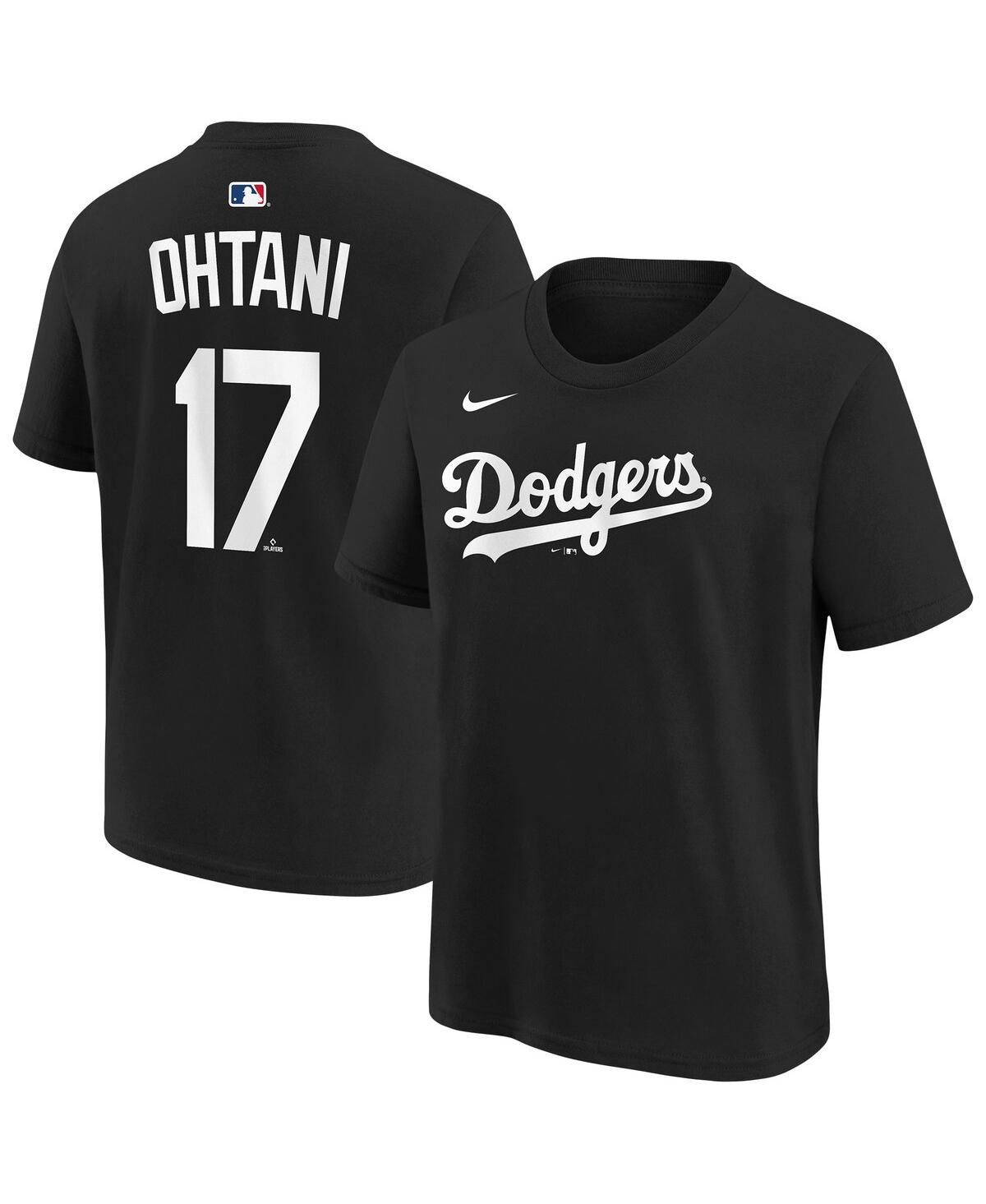 Click here for Nike Big Boys and Girls Shohei Ohtani Black Los An... prices