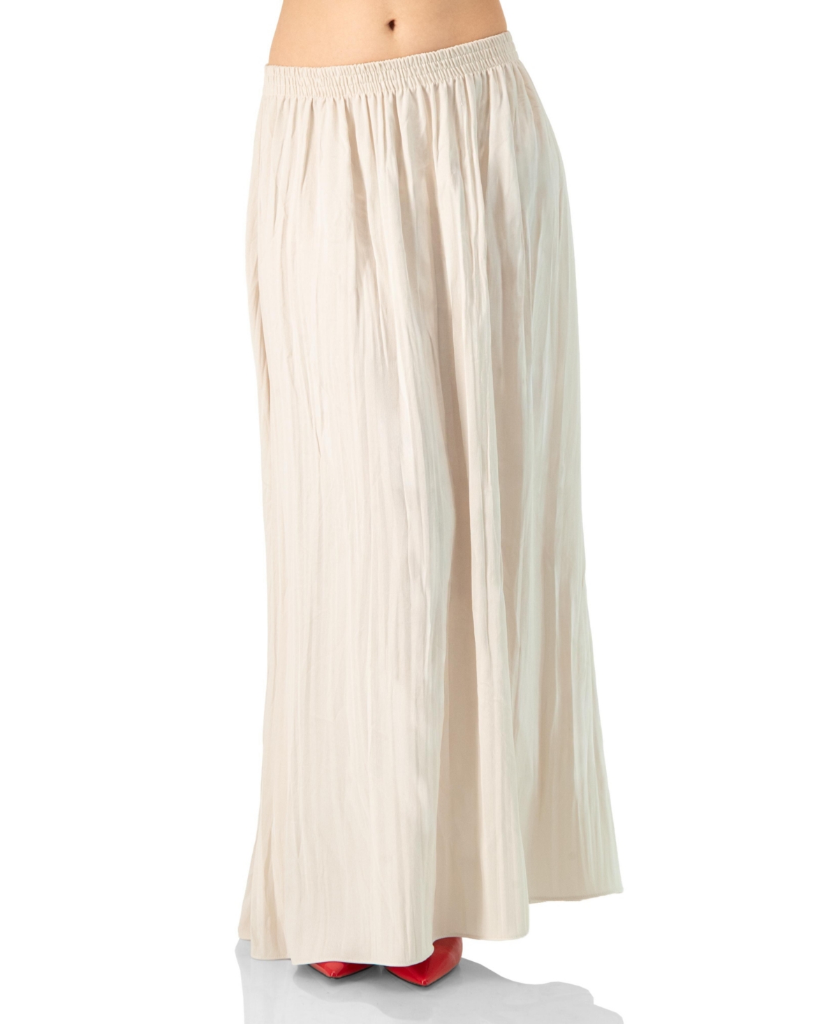 Click here for Ivonne Womens Wide Midi Skirt with Side Slit - Ivo... prices