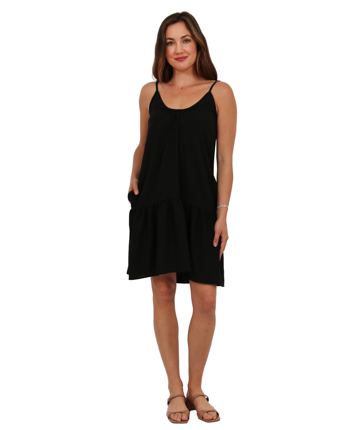 Click here for 24seven Comfort Apparel Womens Scoop Neck Dress -... prices