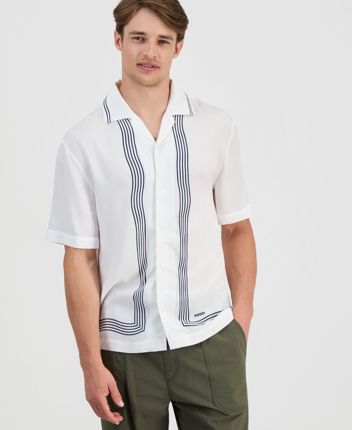 Click here for Hugo by Hugo Boss Mens Exolino Button-Down Shirt -... prices