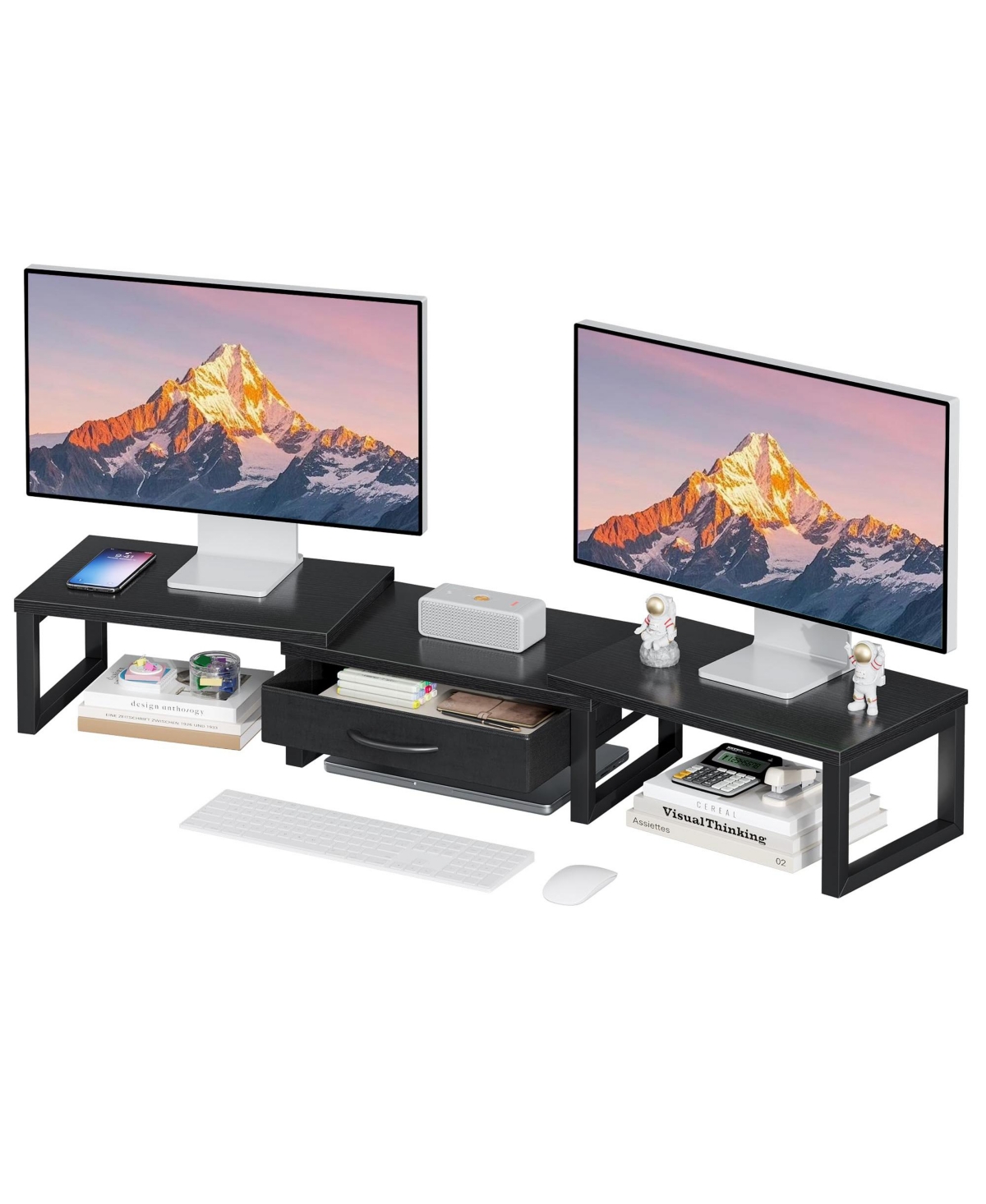 Click here for Gnuadz Monitor Stand Riser Desk Organizer Drawer S... prices