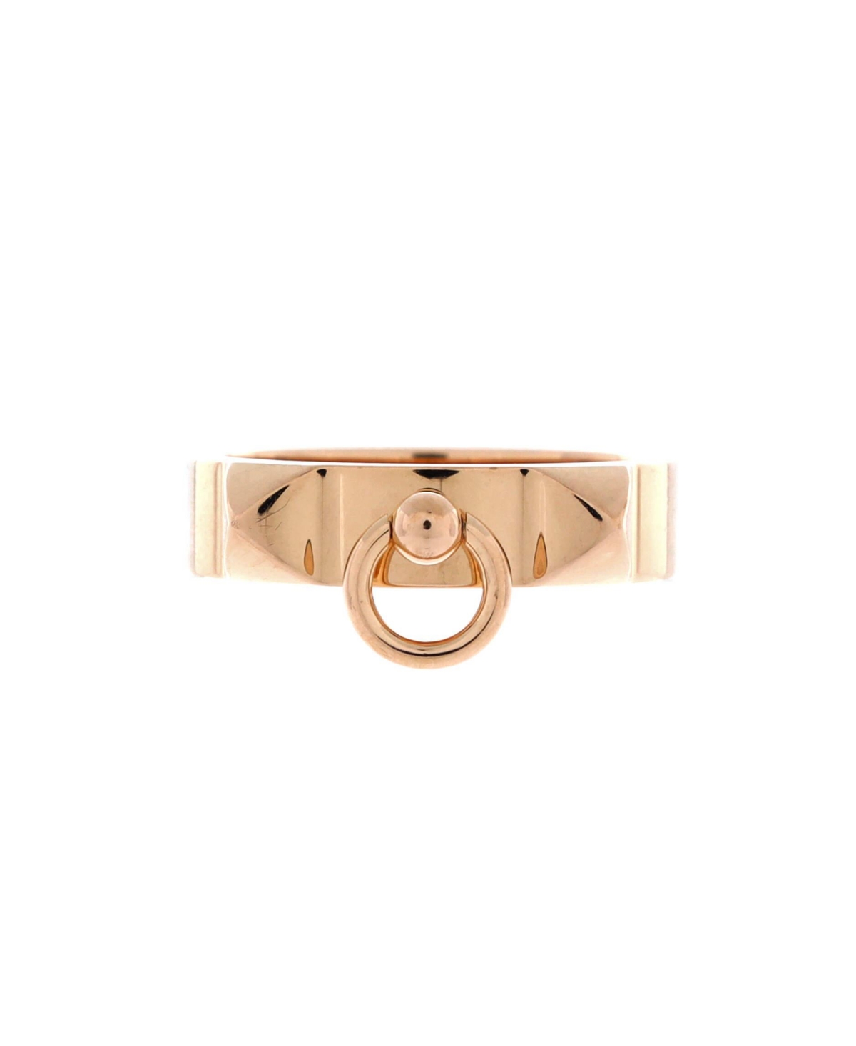 Click here for Pre-Owned Hermes Collier de Chien Ring - 18k rose... prices