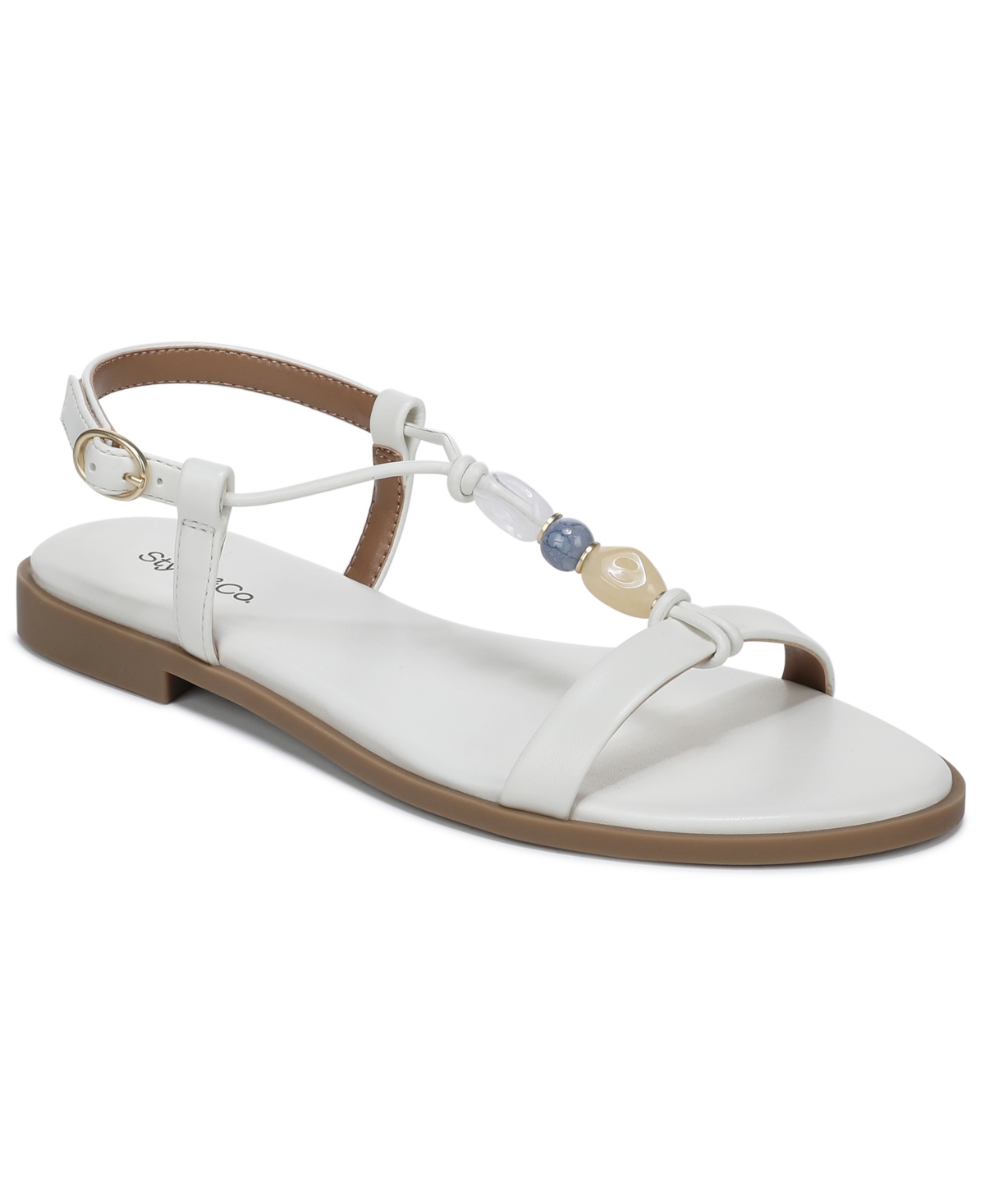 Click here for Style & Co Womens Lylahh Stone Flat Sandals  Macys... prices