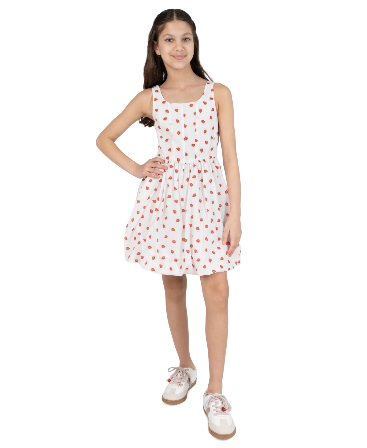Click here for Rare Editions Girls 7-16 Strawberry-Print Sleevele... prices