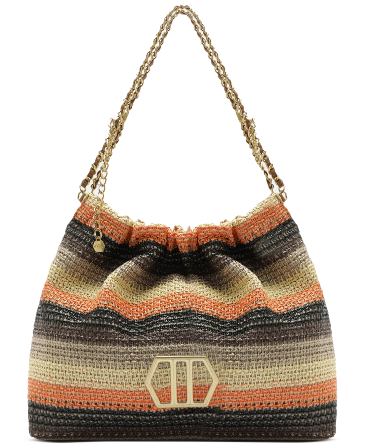 Click here for Arezzo Jackie Large Snap Button Hobo Handbag - Mul... prices