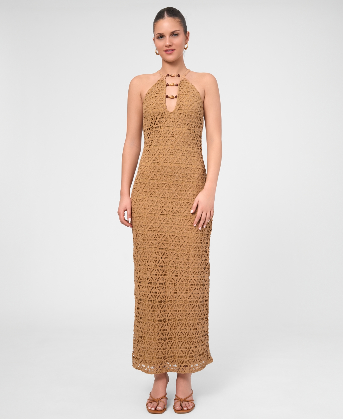 Click here for Rachel Rachel Roy Womens Aitana Crochet Midi Dress... prices