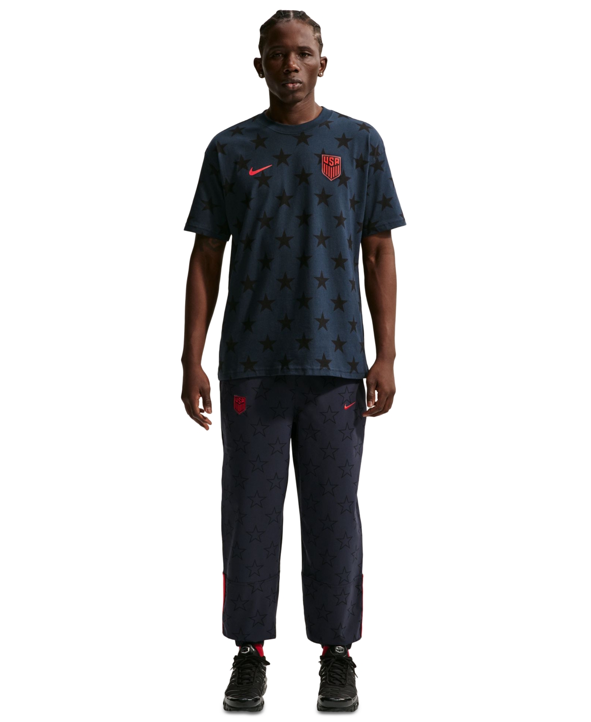Click here for Nike Mens Short-Sleeve Soccer T-Shirt - Dark Obsid... prices