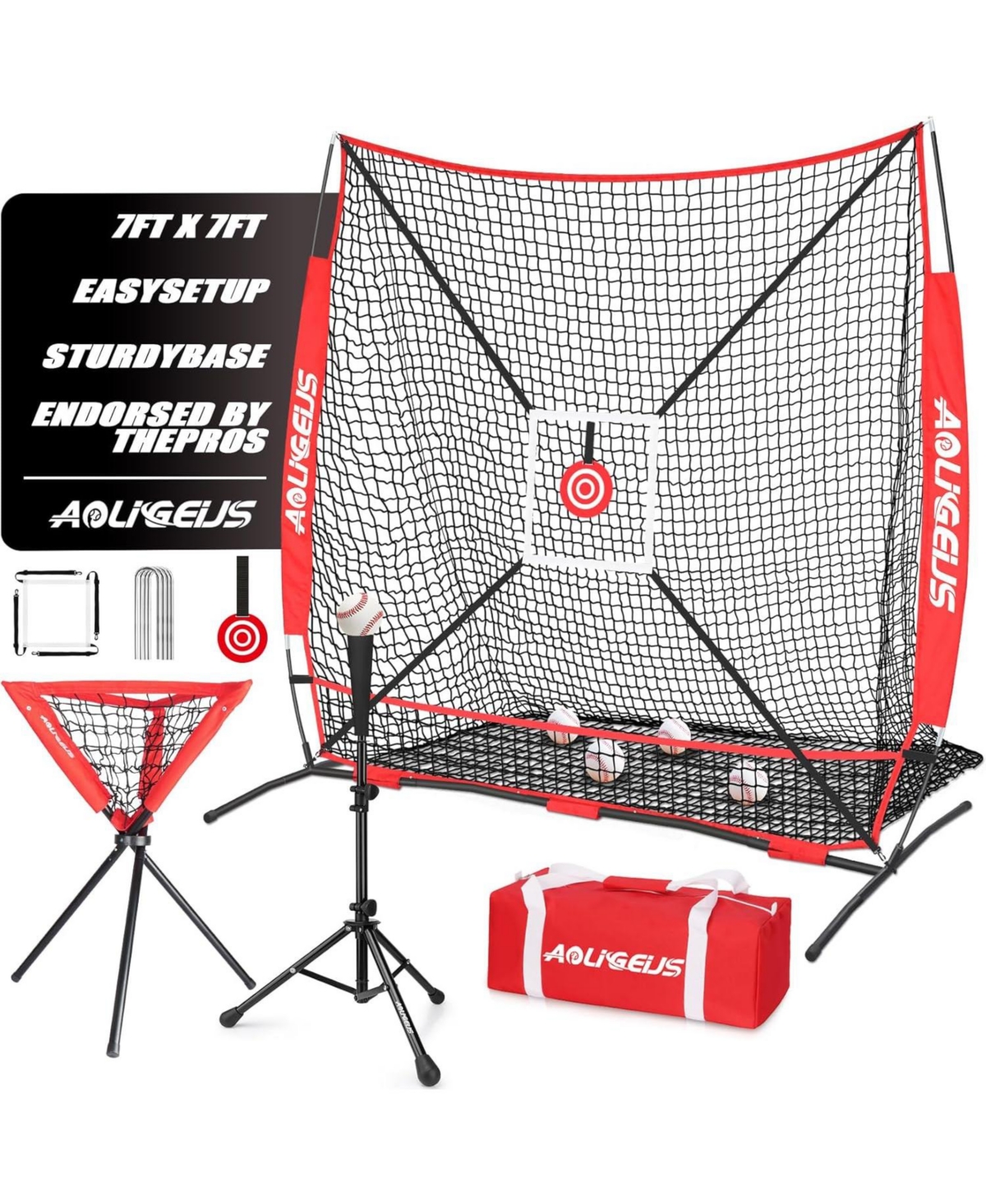 Click here for Aoligeijs Baseball Softball Practice Net Pitching... prices