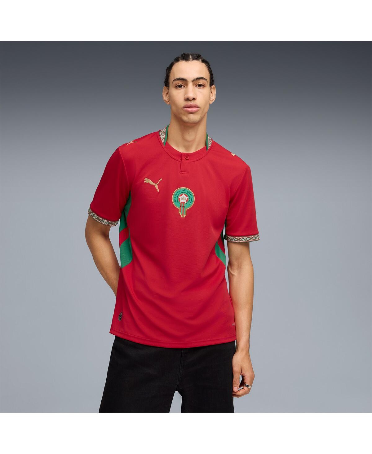 Click here for Puma Mens Red Morocco National Team 2026 Home Repl... prices