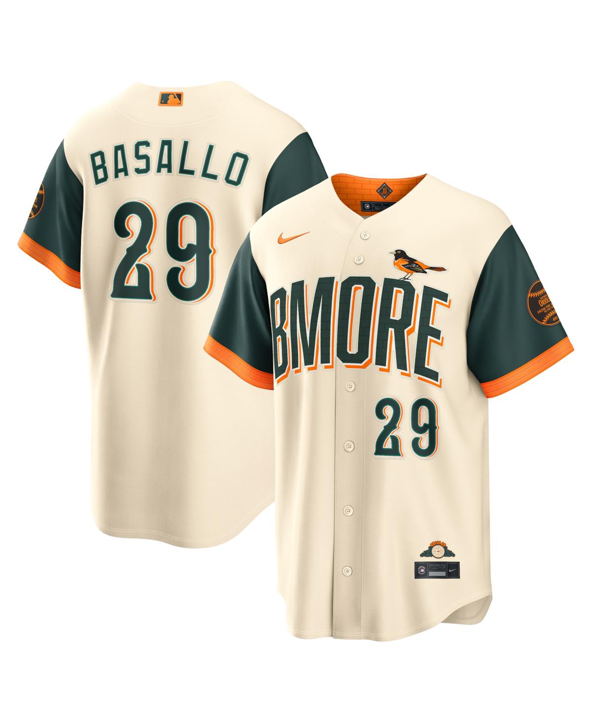 Click here for Nike Mens Samuel Basallo Natural Baltimore Orioles... prices