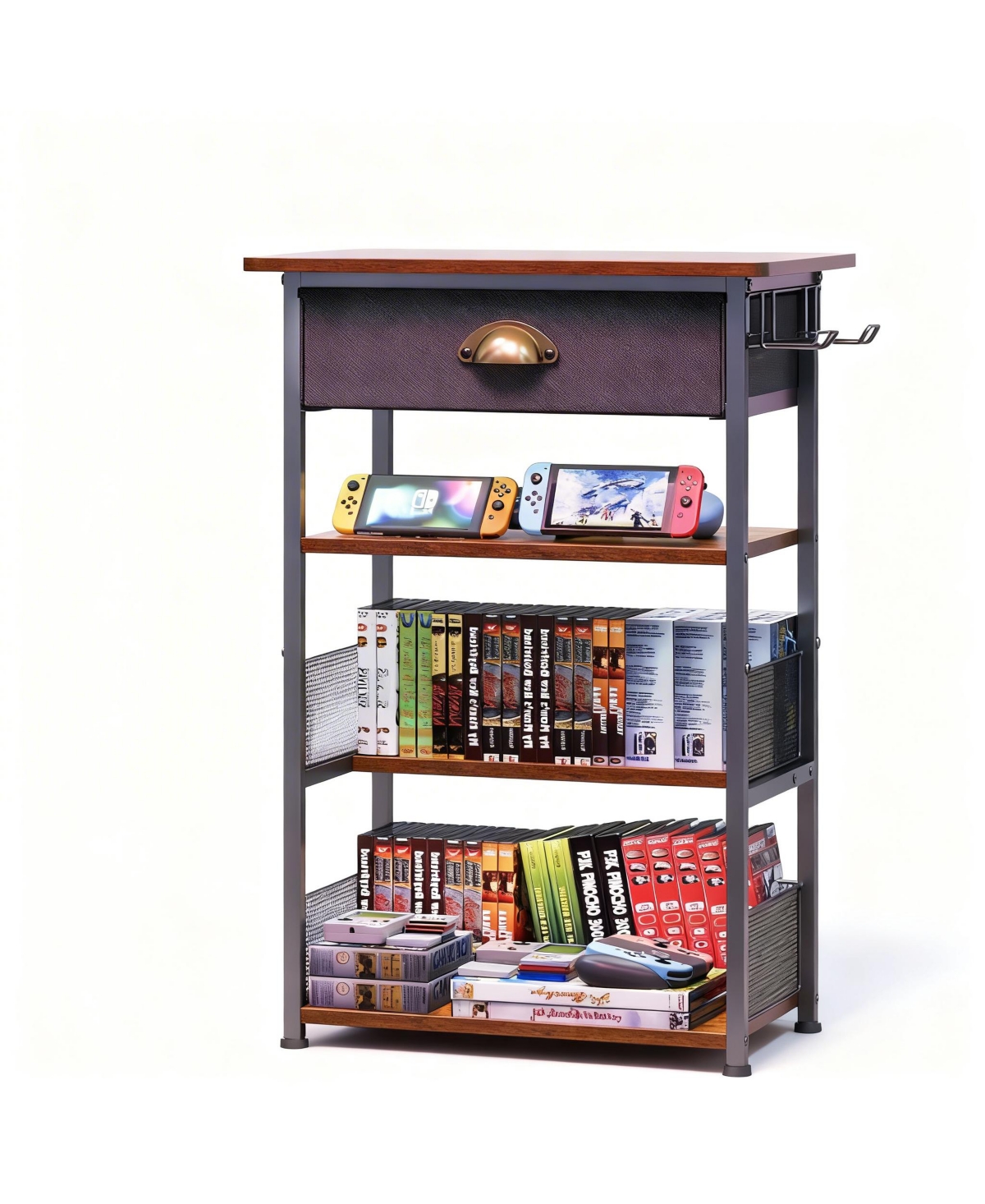 Click here for Yigii 4-Tier Media Stand with Drawer Game Console... prices