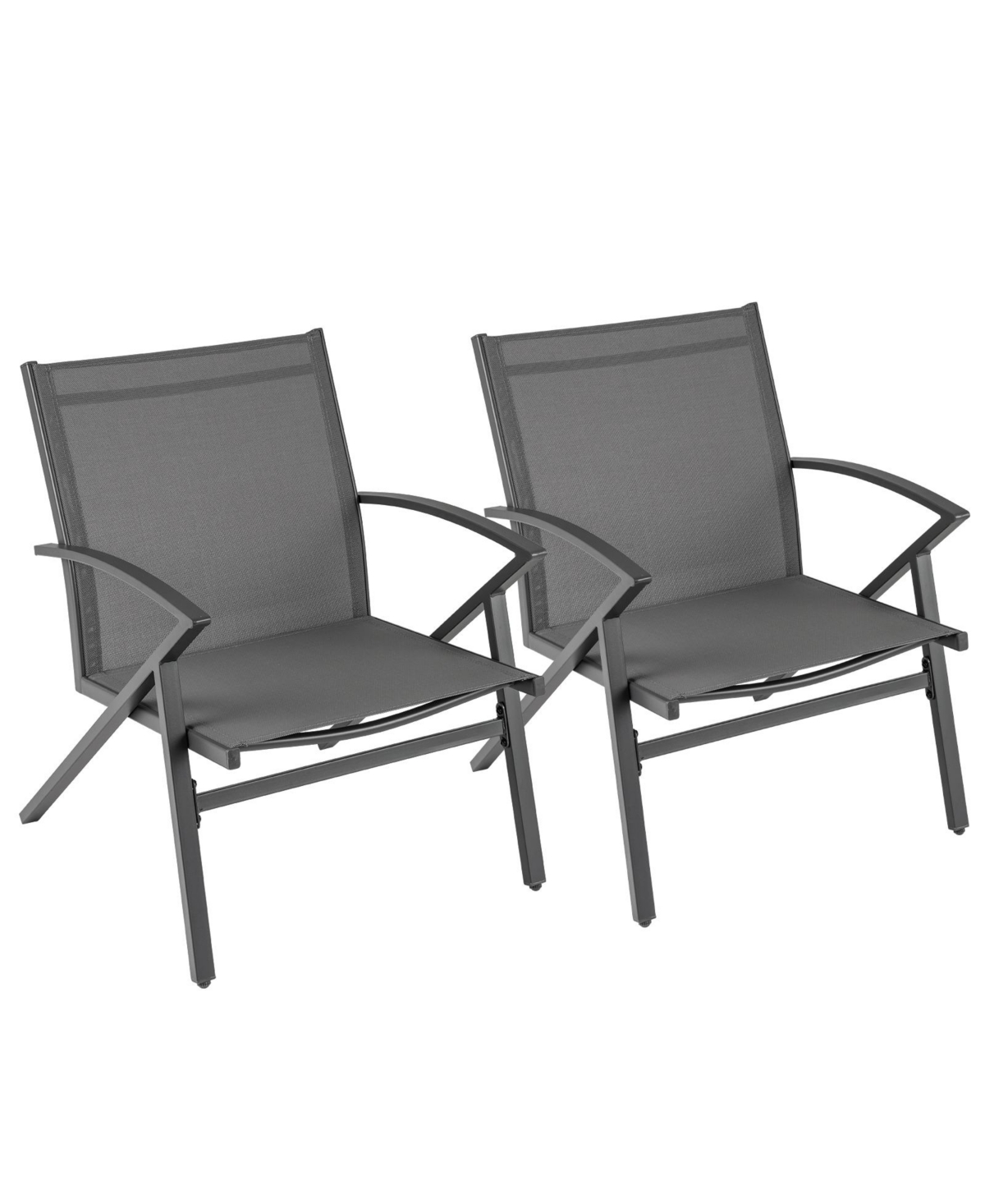 Click here for Slickblue Patio Chairs Set of 2 Lawn Chairs with H... prices