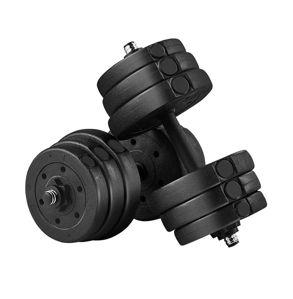 Click here for Yaheetech Adjustable 55lb Dumbbell Weight Set for... prices