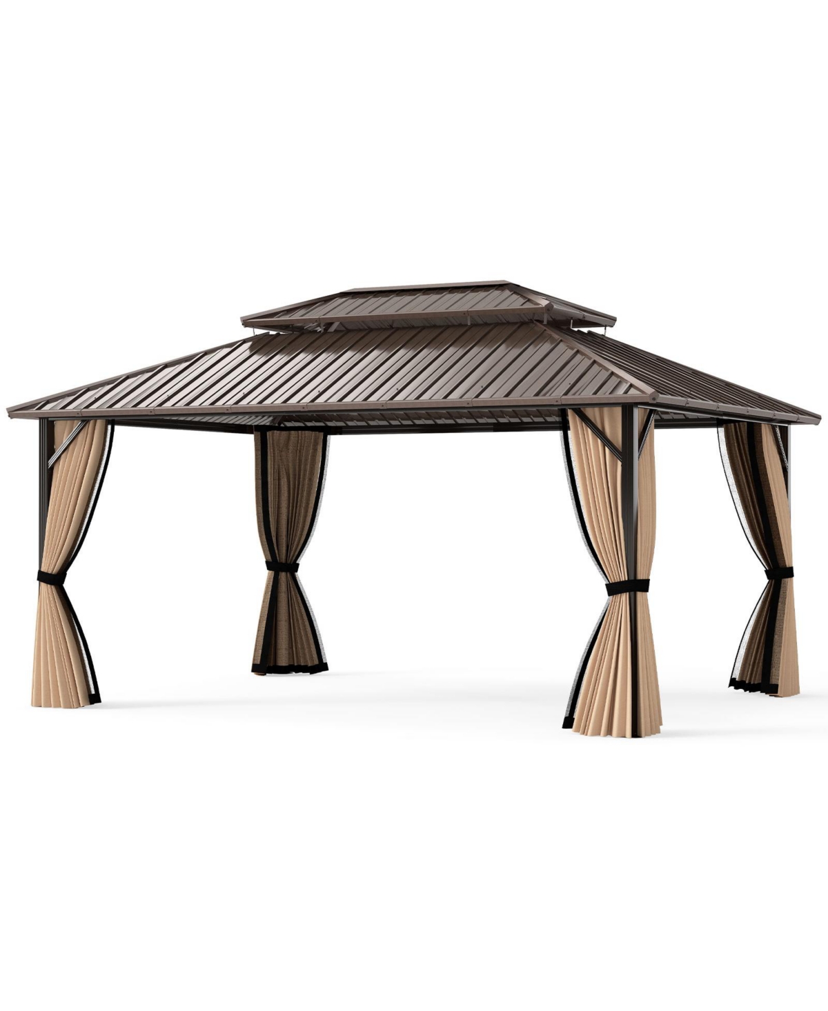 Click here for Slickblue Outdoor Hardtop Gazebo for Patio Lawn Ga... prices