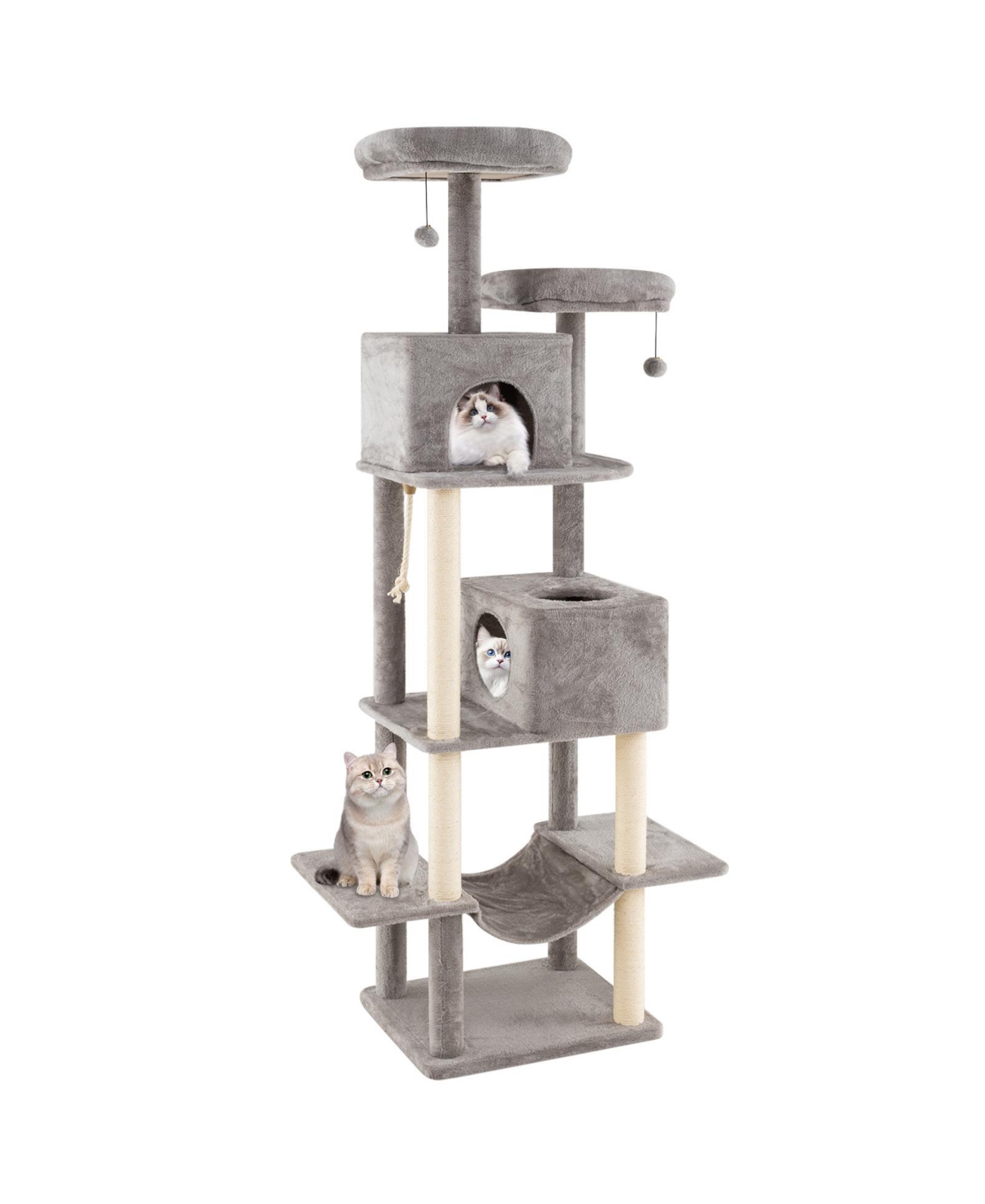 Click here for Cozito Cat Tree 84 in Large with Two Condos and Pl... prices