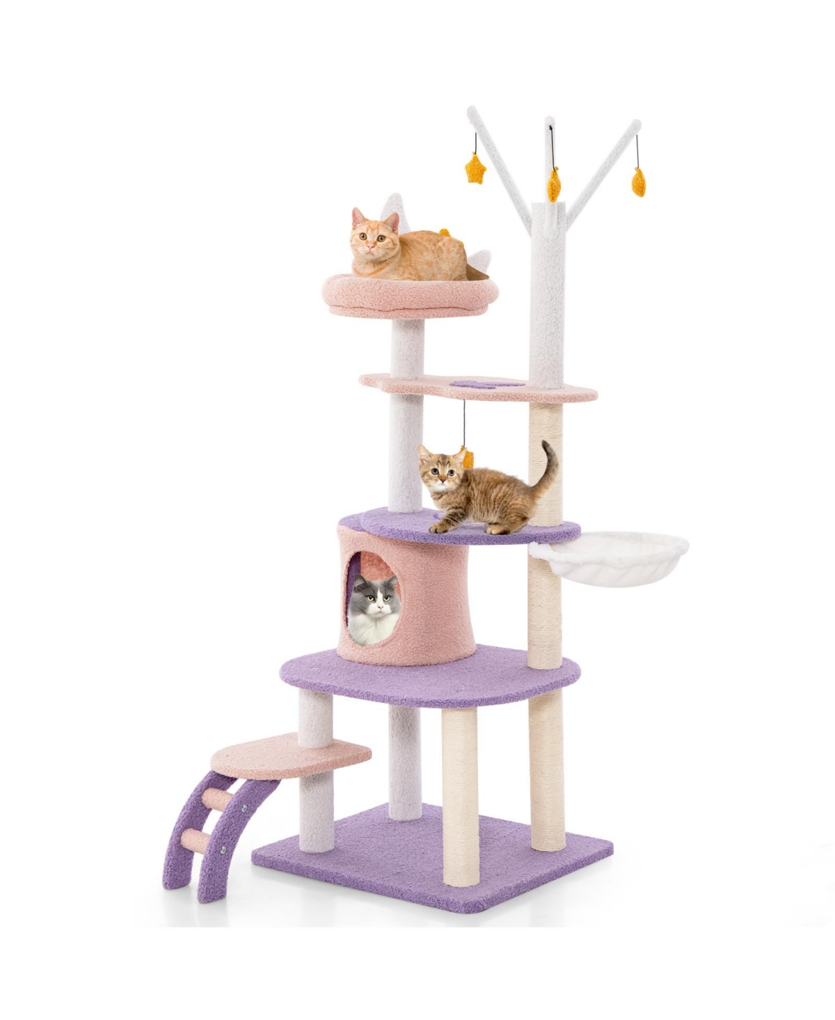 Click here for Cozito Cat Tower Multi-Level Star Moon Theme with... prices