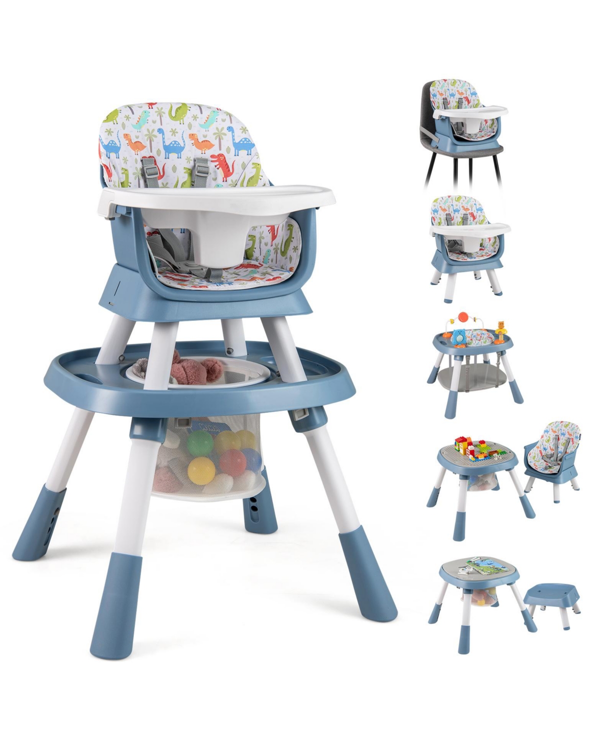 Click here for Sugift 16-in-1 Baby High Chair with Activity Cente... prices