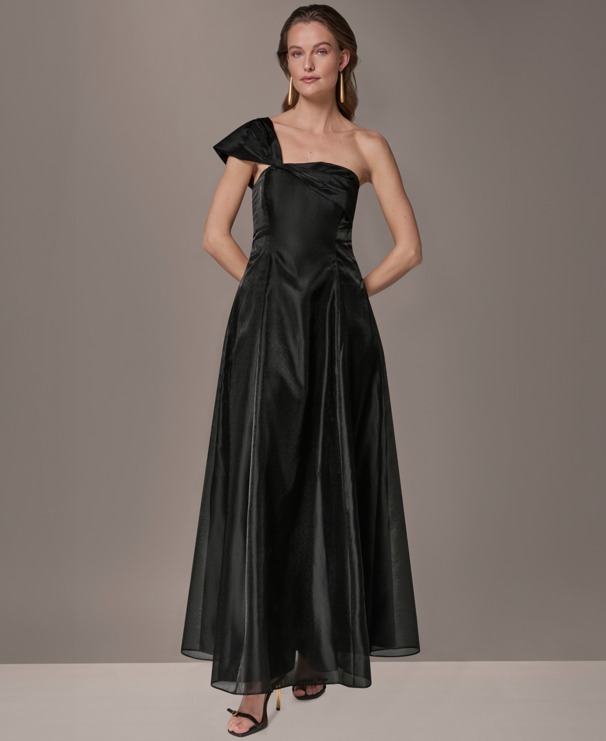 Click here for Donna Karan New York Womens Asymmetric-Neck One-Sh... prices