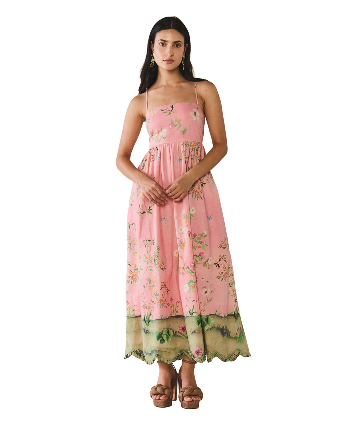 Click here for Eddy Womens Gavin Dress - Peony peacock x larsen m... prices