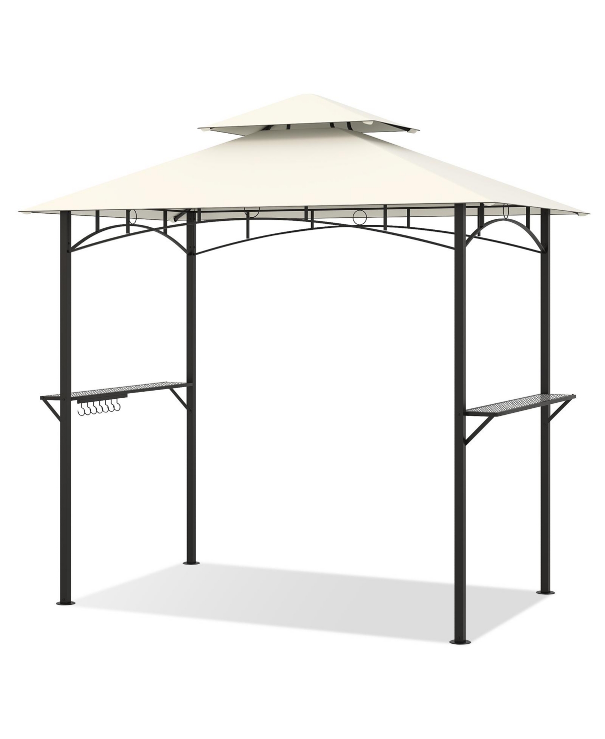 Click here for Sugift Outdoor Double-Tiered Grill Gazebo Canopy w... prices