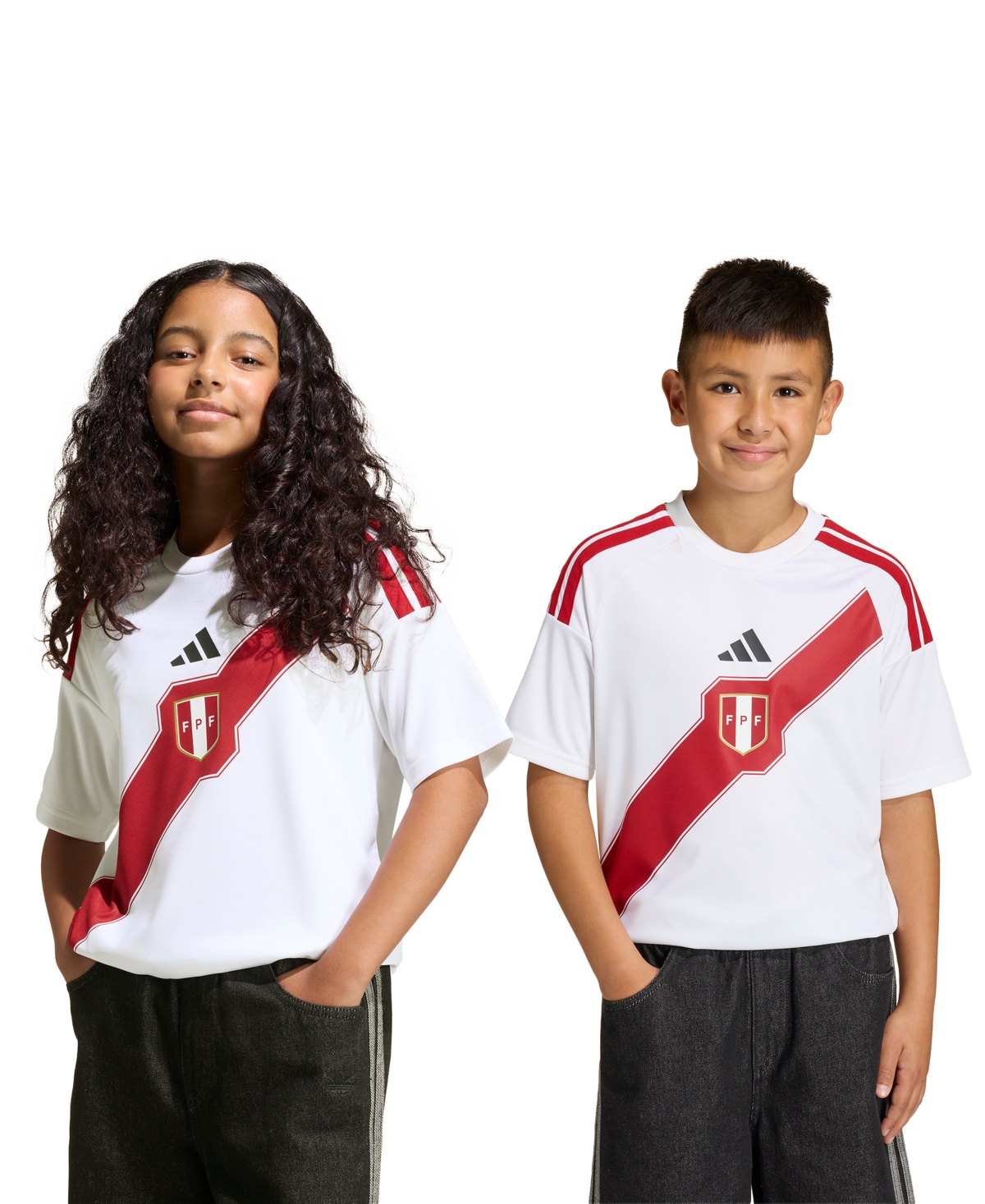 Click here for adidas Girls 7-16 Peru Crewneck Home Fan Jersey T-... prices