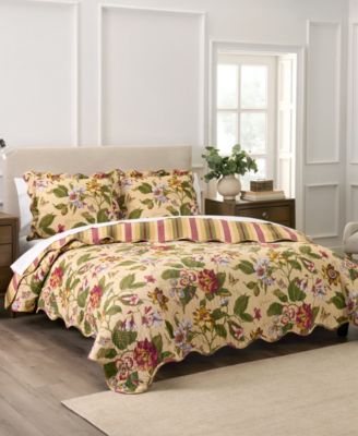 Click here for Waverly Laurel Spring Cotton Quilt Set prices