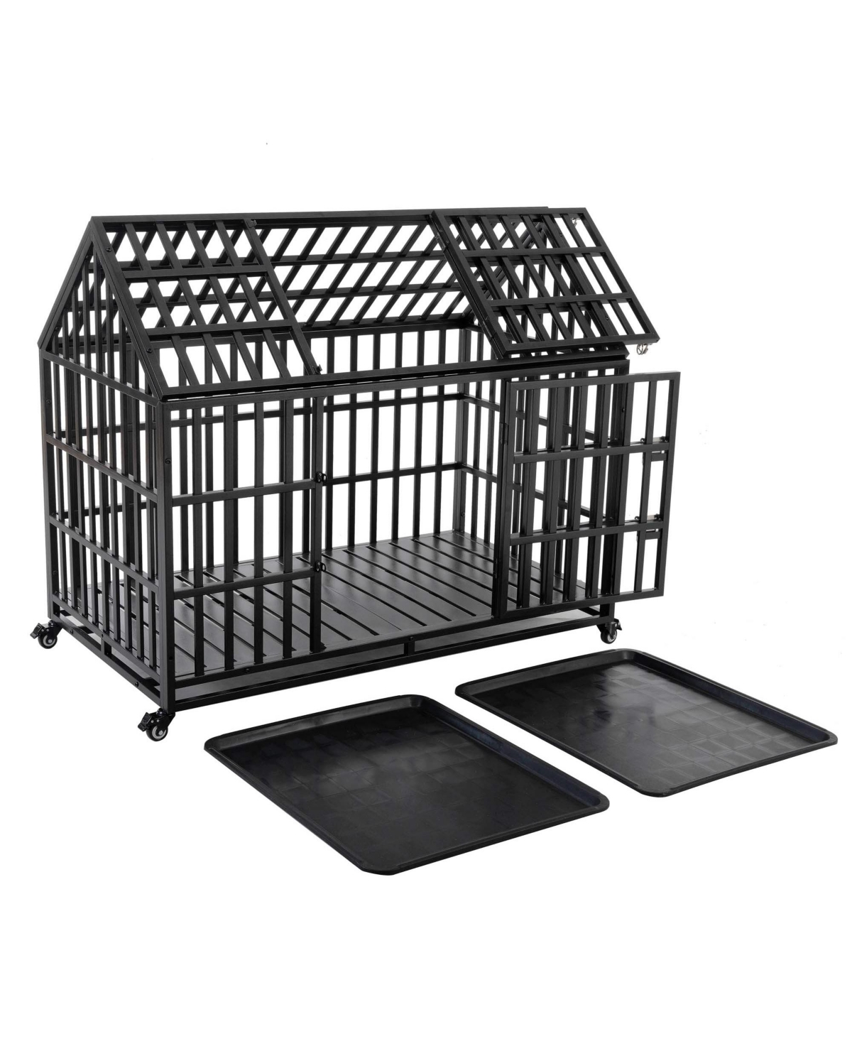 Click here for Aostirmotor 55 Heavy Duty Large Dog Crate  strong... prices
