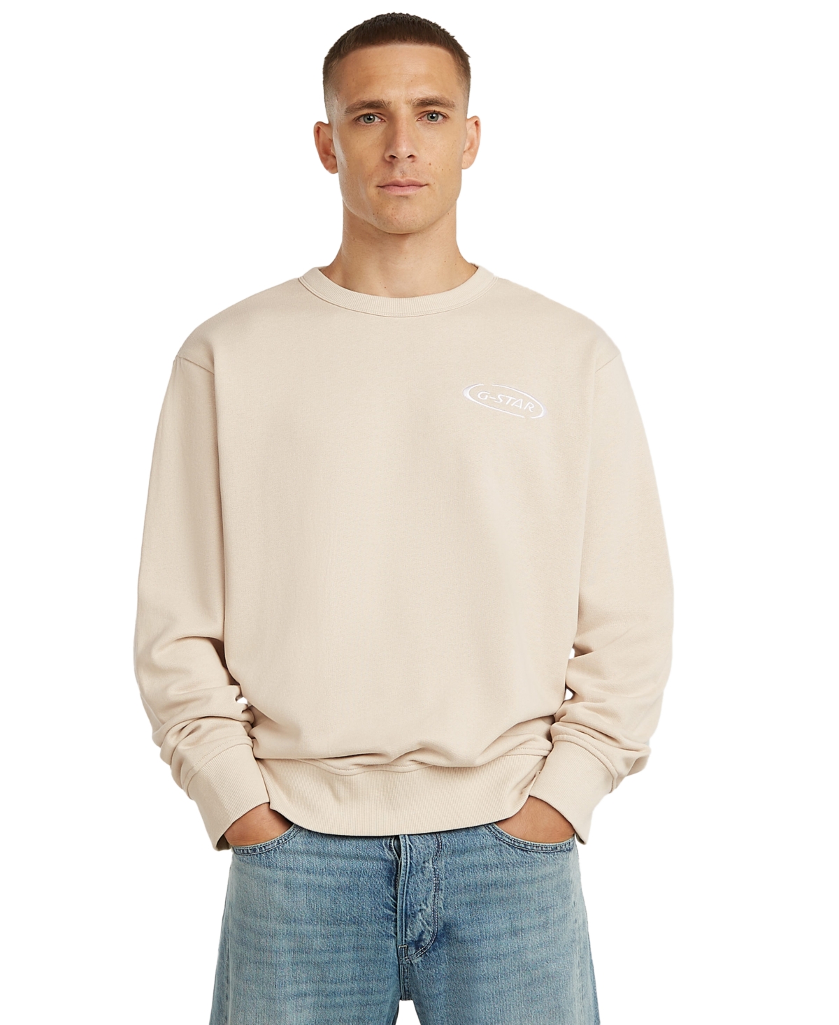 Click here for G-Star Raw Mens Graphic Sweatshirt - Whitebait prices