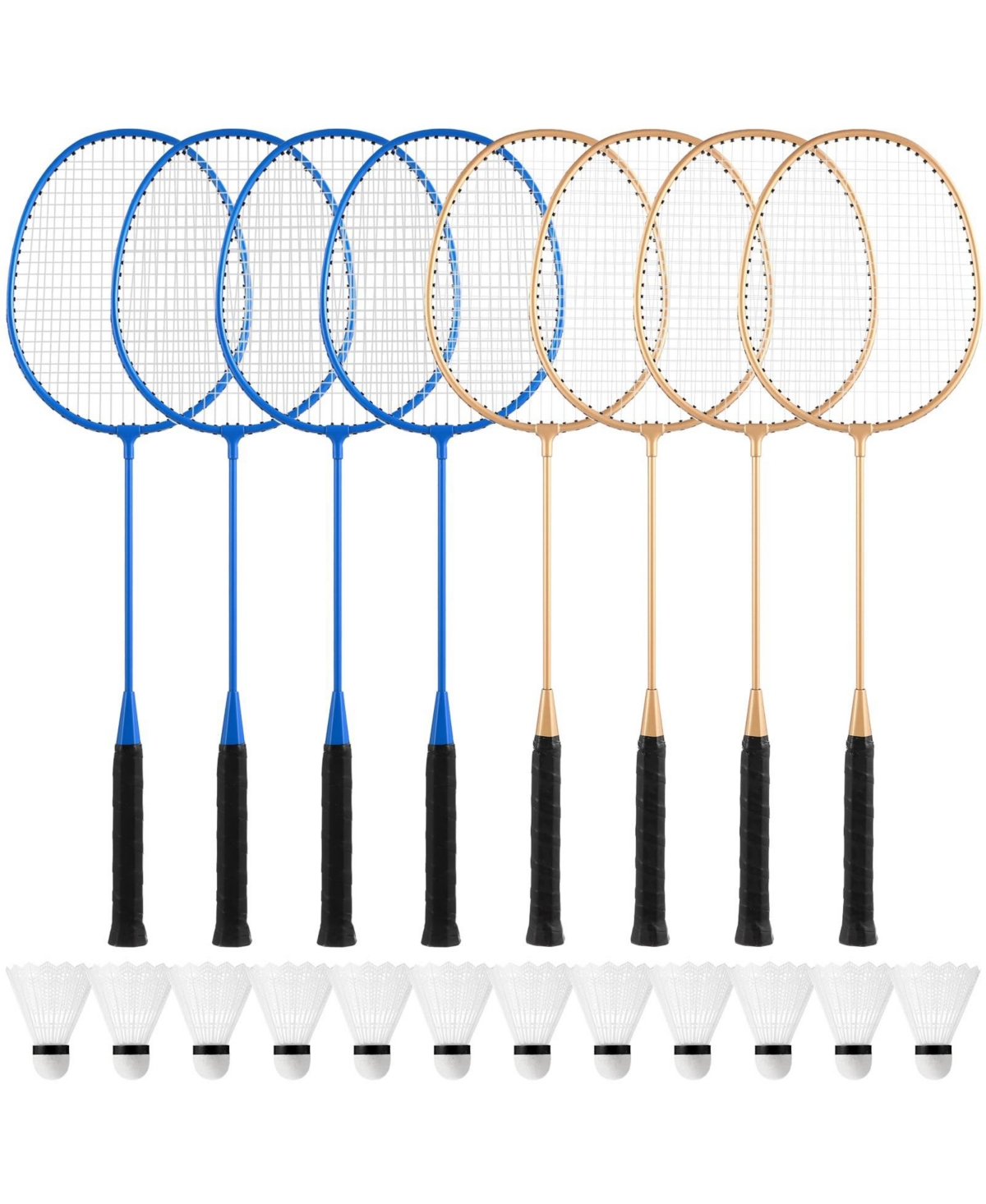 Click here for Aronkl 8 Packs Badminton Rackets Set 12 Shuttlecoc... prices