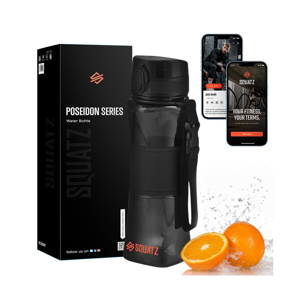 Click here for Squatz Sports and Shake Water Bottle with Strainer... prices