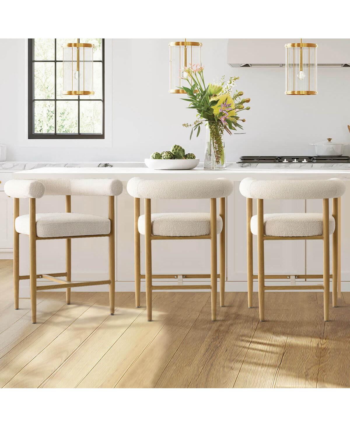 Click here for Maison Boucle 24 Boucle Counter Height Stools with... prices