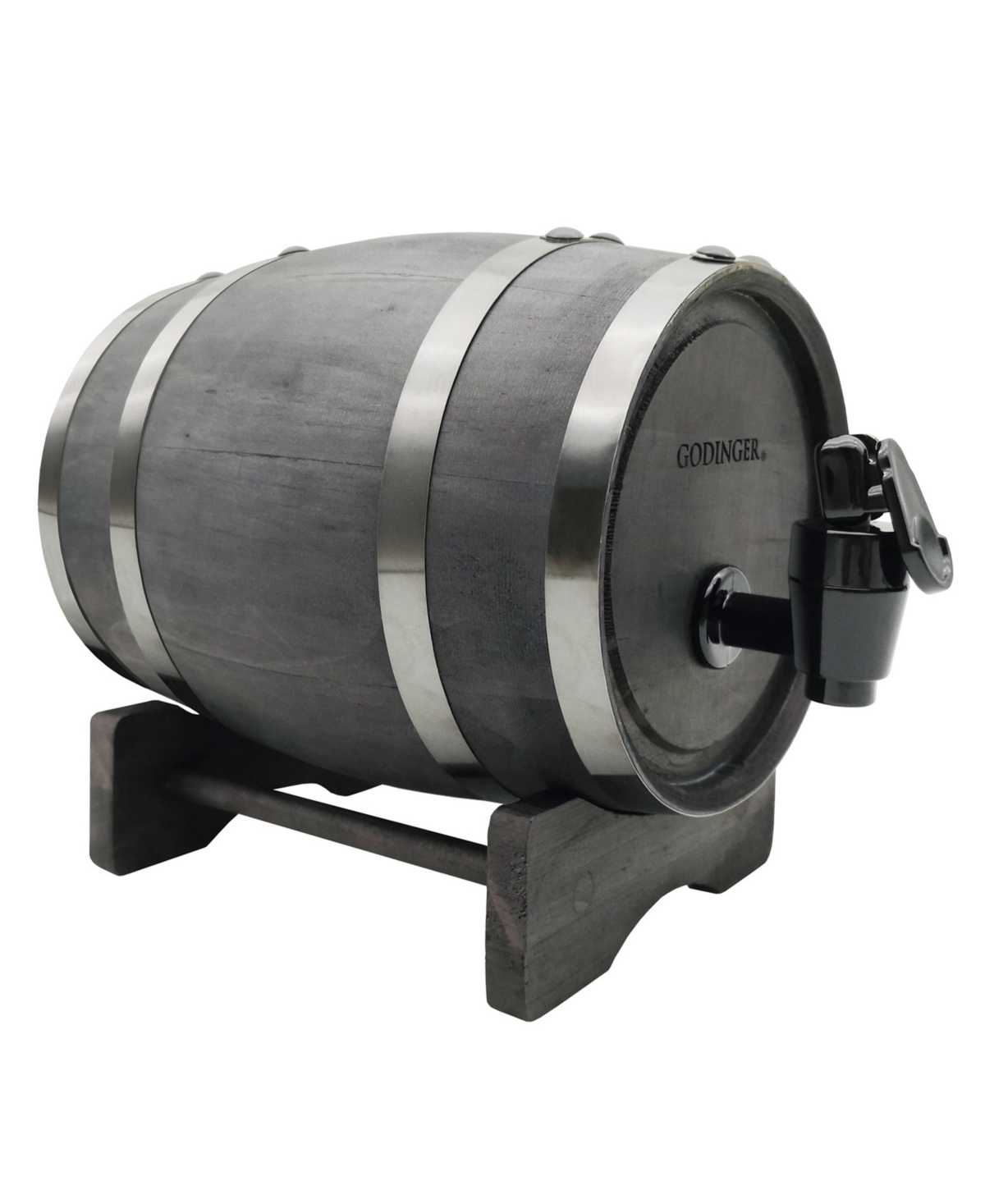 Click here for Godinger Whiskey 25 oz. Barrel Dispenser - Black prices