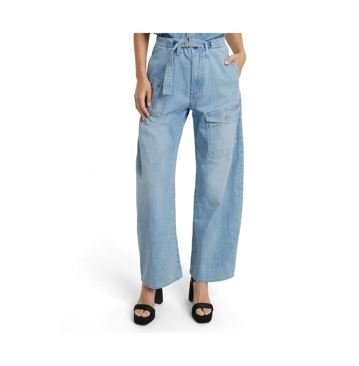 Click here for G-Star Womens Belted Cargo Loose Jeans - Sun faded... prices