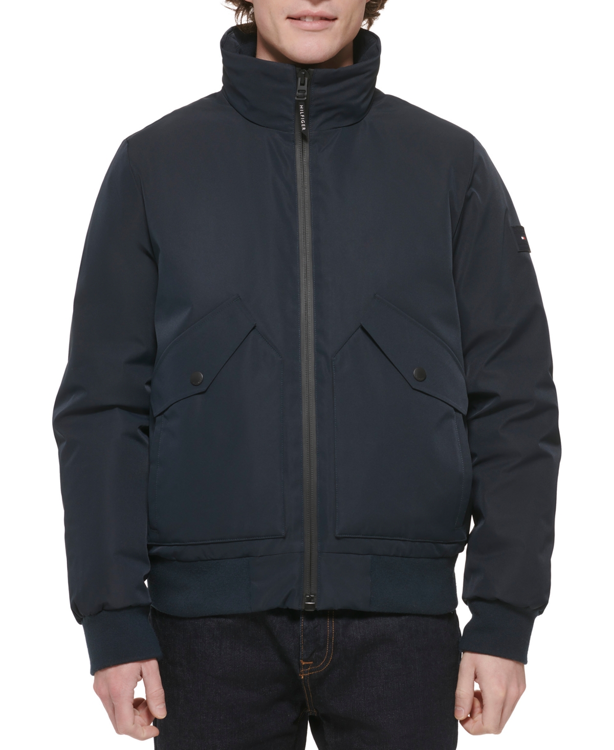 Click here for Tommy Hilfiger Mens Flex Performance Zip-Front Bom... prices