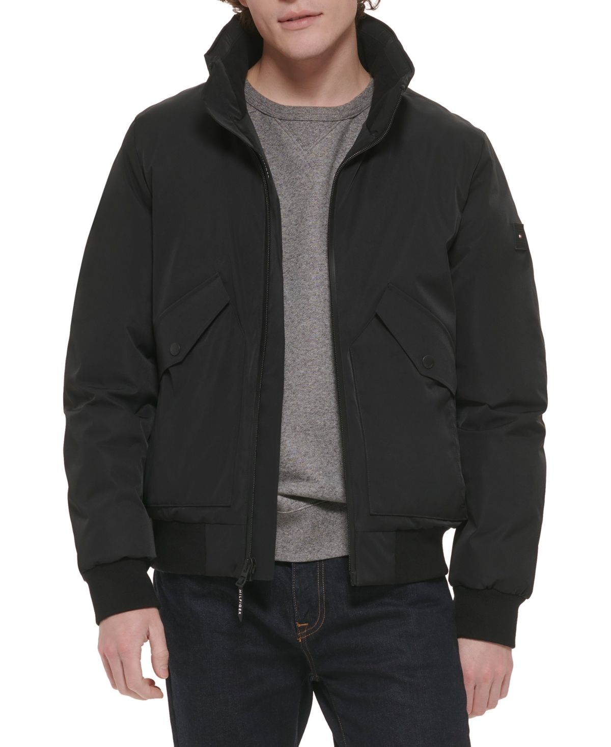Click here for Tommy Hilfiger Mens Flex Performance Zip-Front Bom... prices