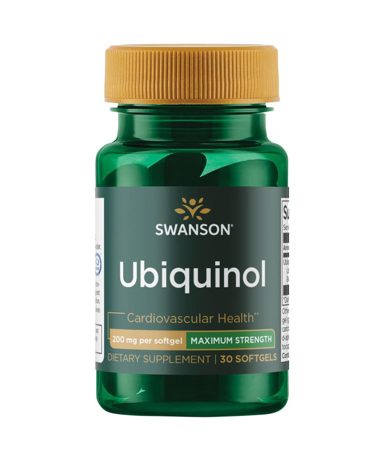 Click here for Swanson Maximum Strength Ubiquinol 200 Milligrams... prices