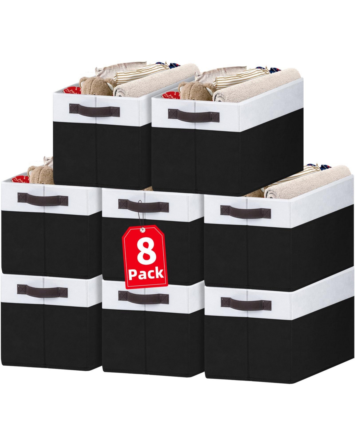 Click here for Gnuadz Fabric Collapsible Storage Baskets With Han... prices