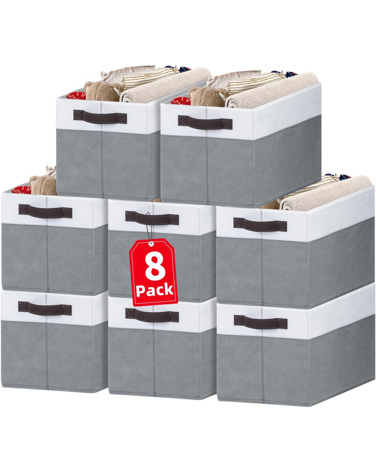 Click here for Gnuadz Fabric Collapsible Storage Baskets With Han... prices