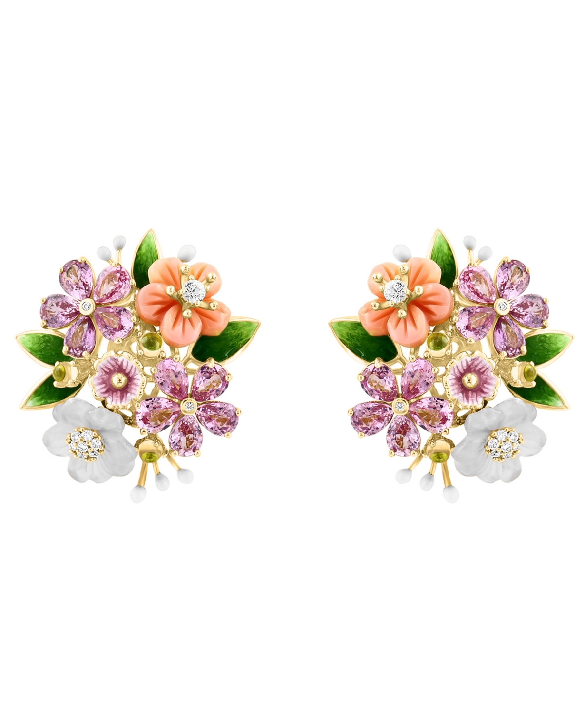 Click here for Lali Jewels Pink Mother of Pearl (1-2/5 ct. t.w.)... prices