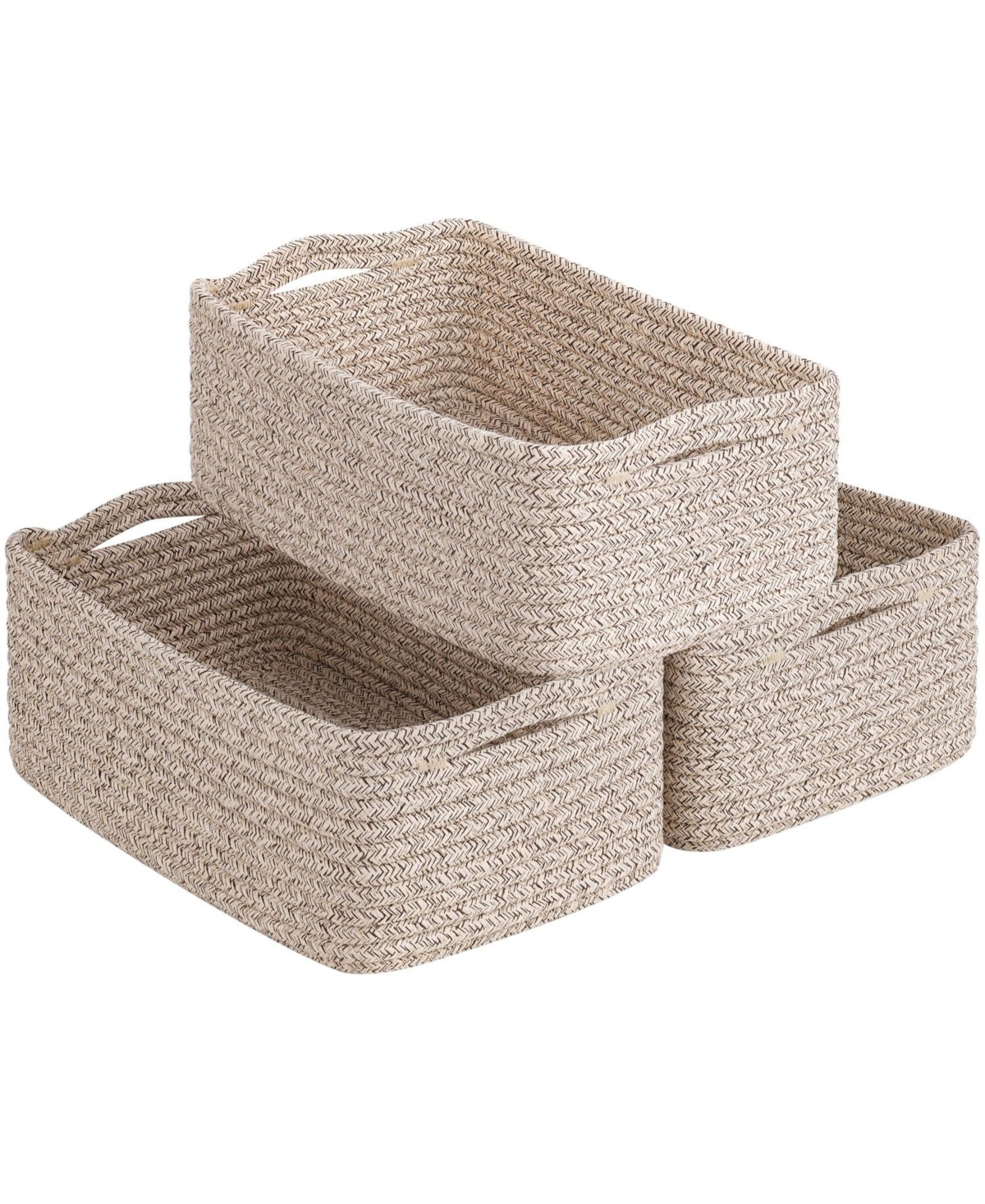 Click here for Gnuadz 3Pack Rope Shelf Basket Woven Organizing Bi... prices