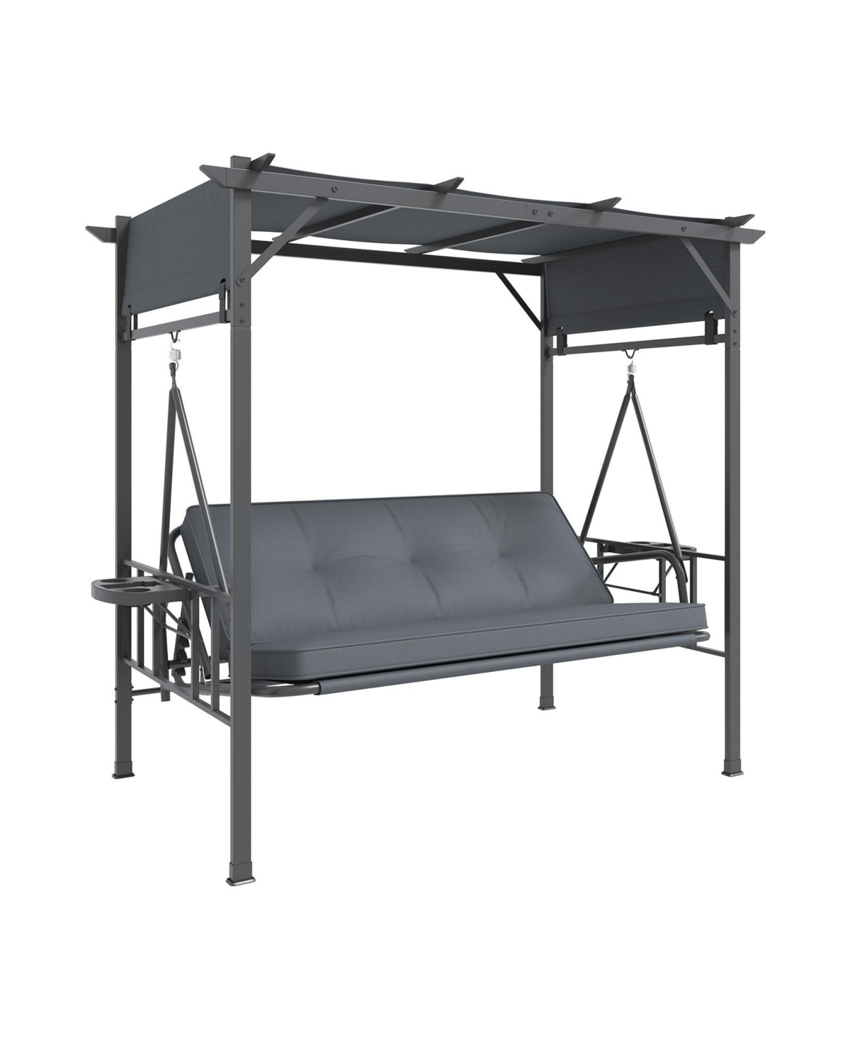 Click here for Aecojoy 3 Seat Porch Swing Bed  Outdoor Patio Meta... prices