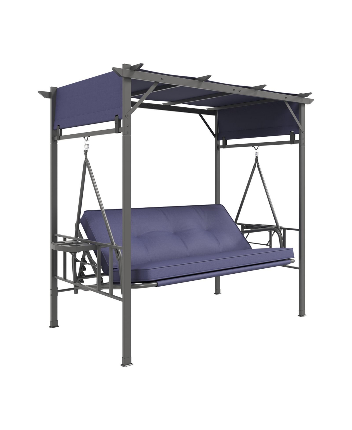Click here for Aecojoy 3 Seat Porch Swing Bed  Outdoor Patio Meta... prices