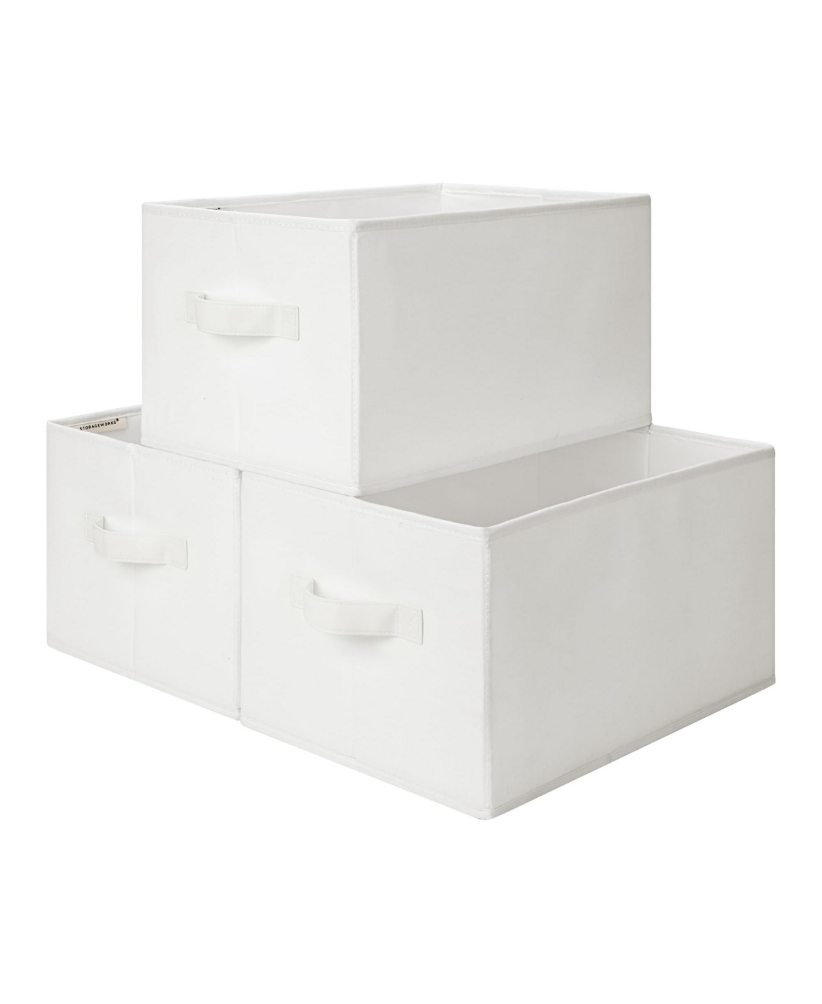 Click here for Gnuadz 3 Piece Fabric Closet Organizer Storage Bin... prices