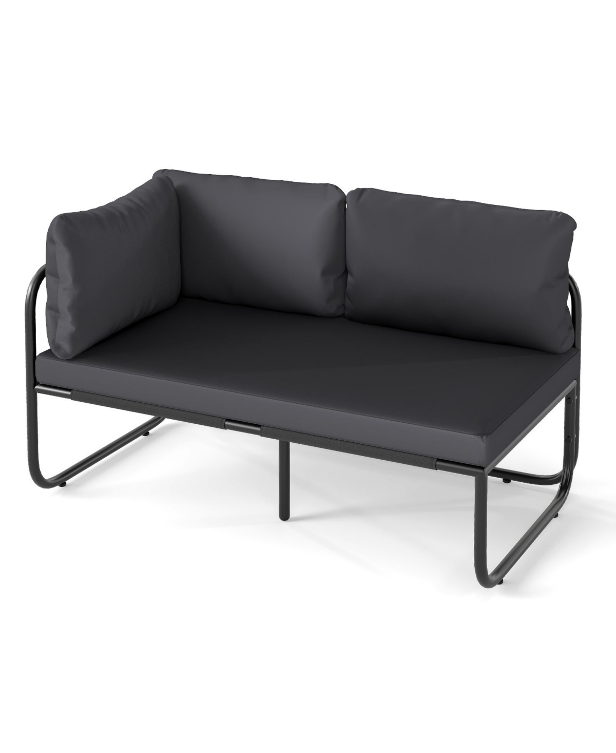 Click here for Sugift Patio Loveseat Sofa with Removable Pillows... prices