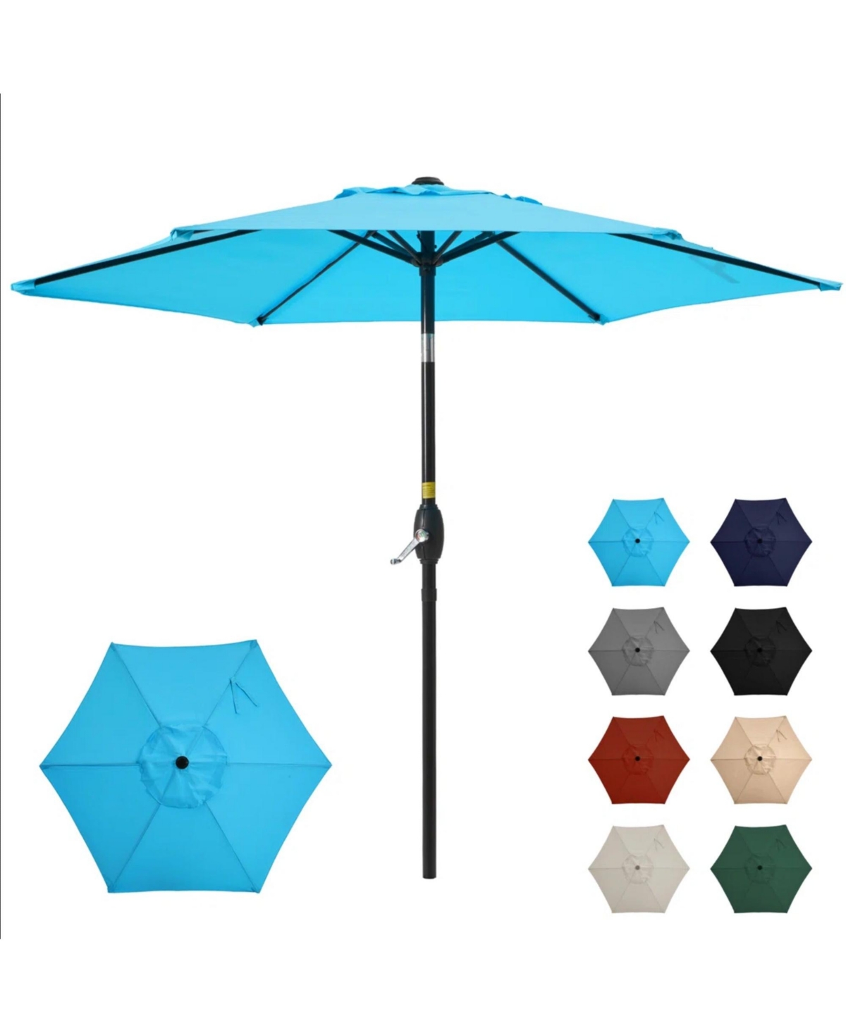 Click here for Mondawe 7.5 Ft Market Patio Umbrella with Crank &... prices