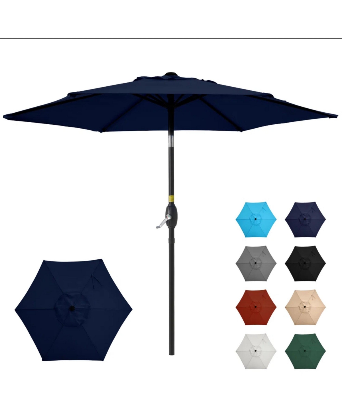 Click here for Mondawe 7.5 Ft Market Patio Umbrella with Crank &... prices