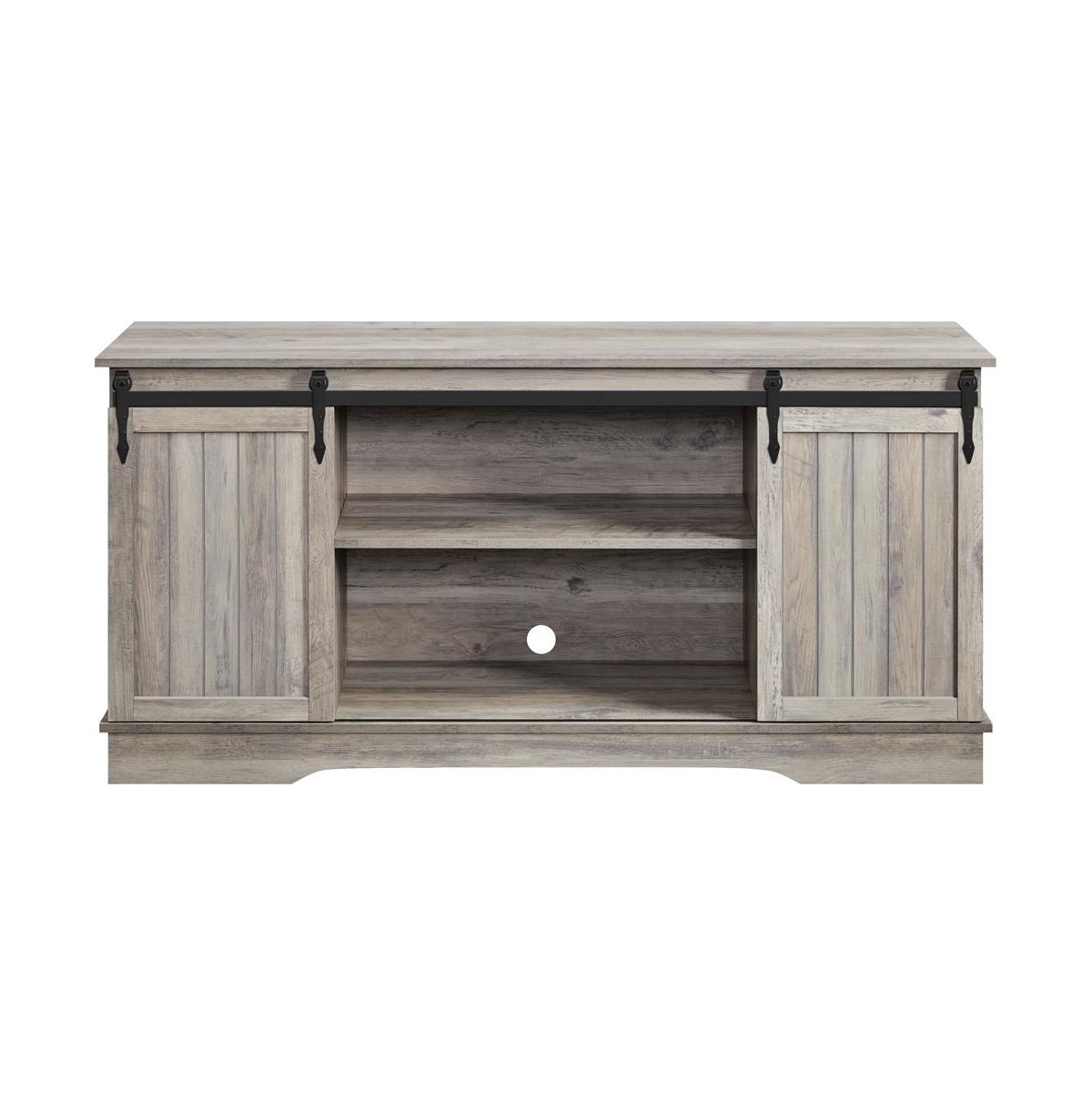 Click here for Yaheetech Rustic Style Sliding Barn Door Tv Stand... prices