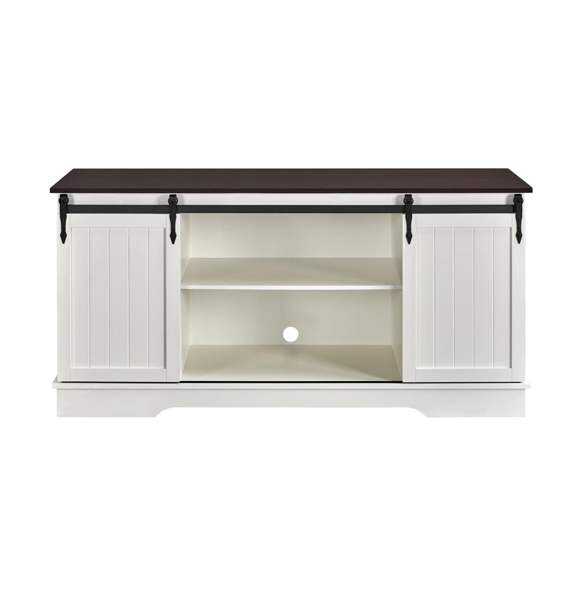 Click here for Yaheetech Rustic Style Sliding Barn Door Tv Stand... prices