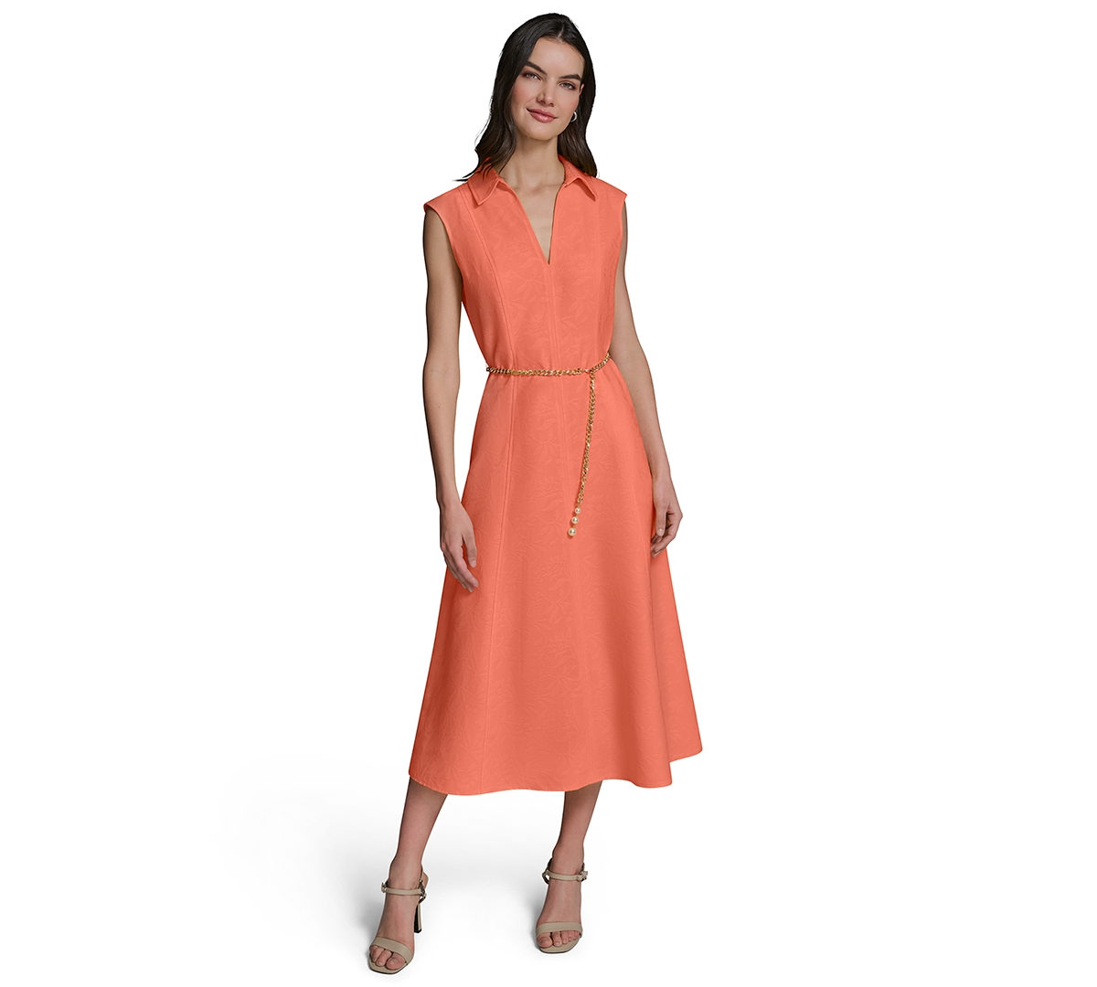 Click here for Karl Lagerfeld Paris Womens Collared Chain Belt Mi... prices