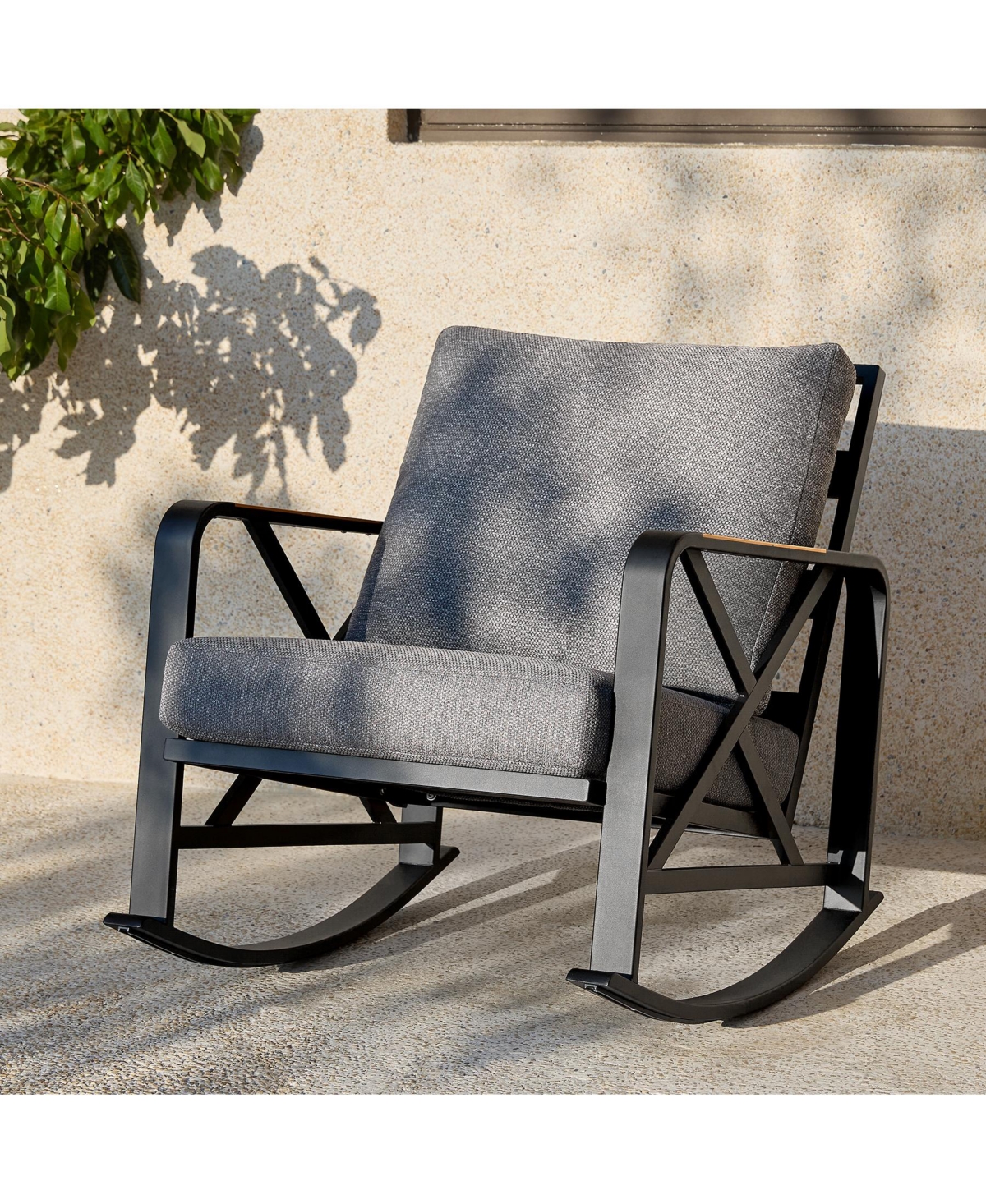 Click here for Tribesigns Outdoor Rocking Chair with Cushions  Pa... prices